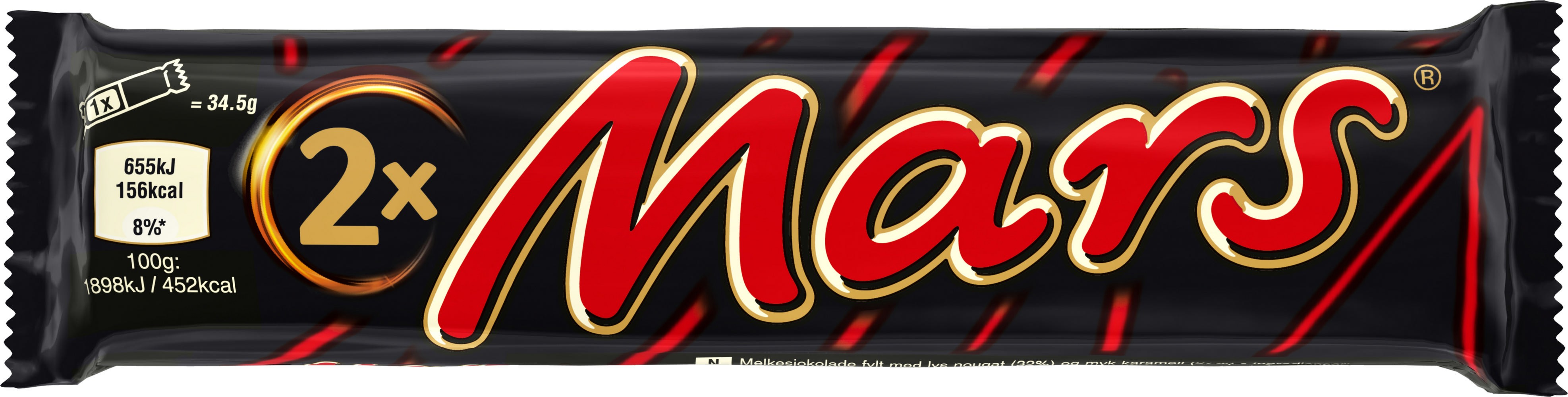 Mars 2-pack 24 X 70 G - Samgross.se